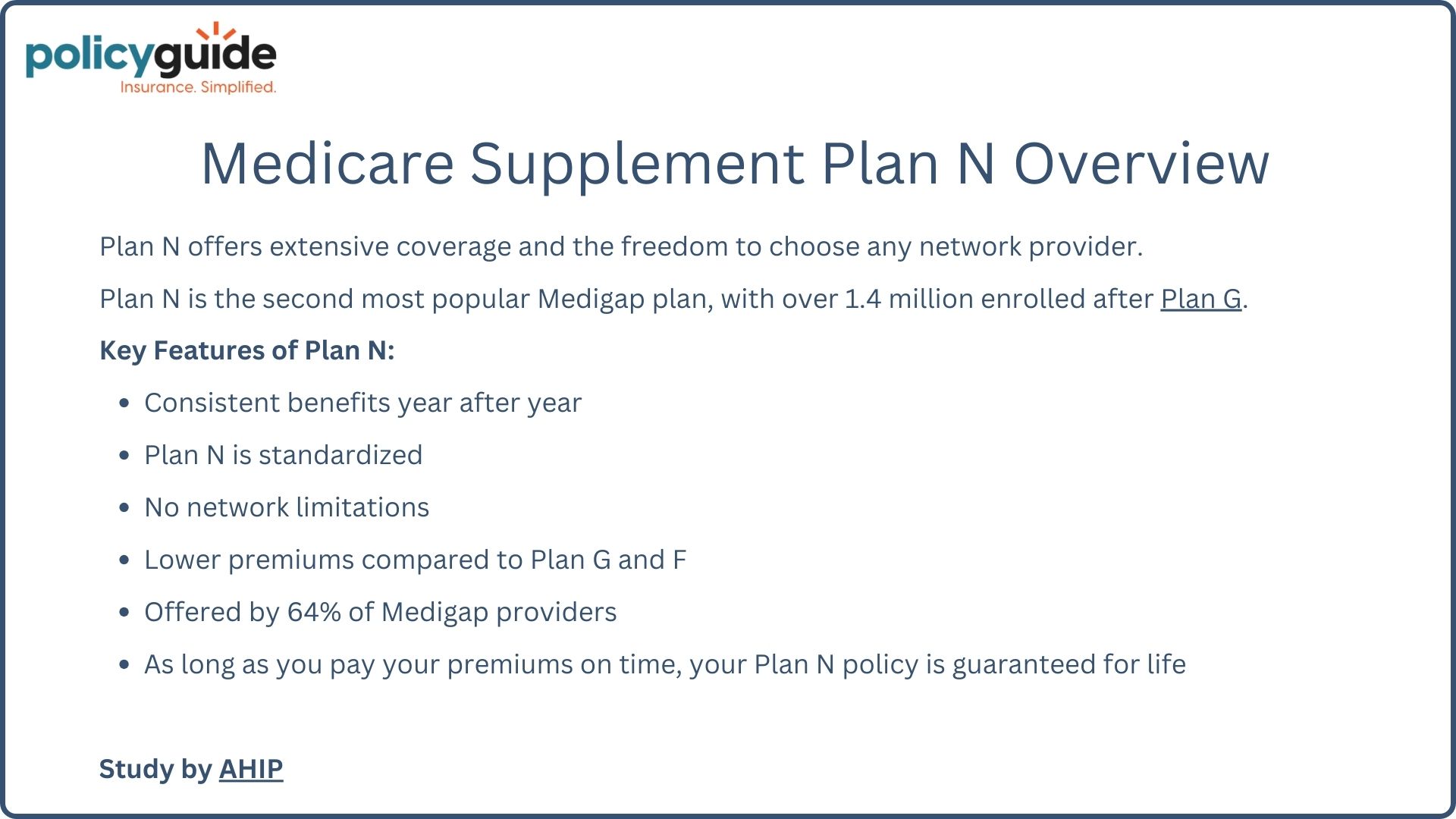 Medicare Supplement Plan N - Benefits & Cost